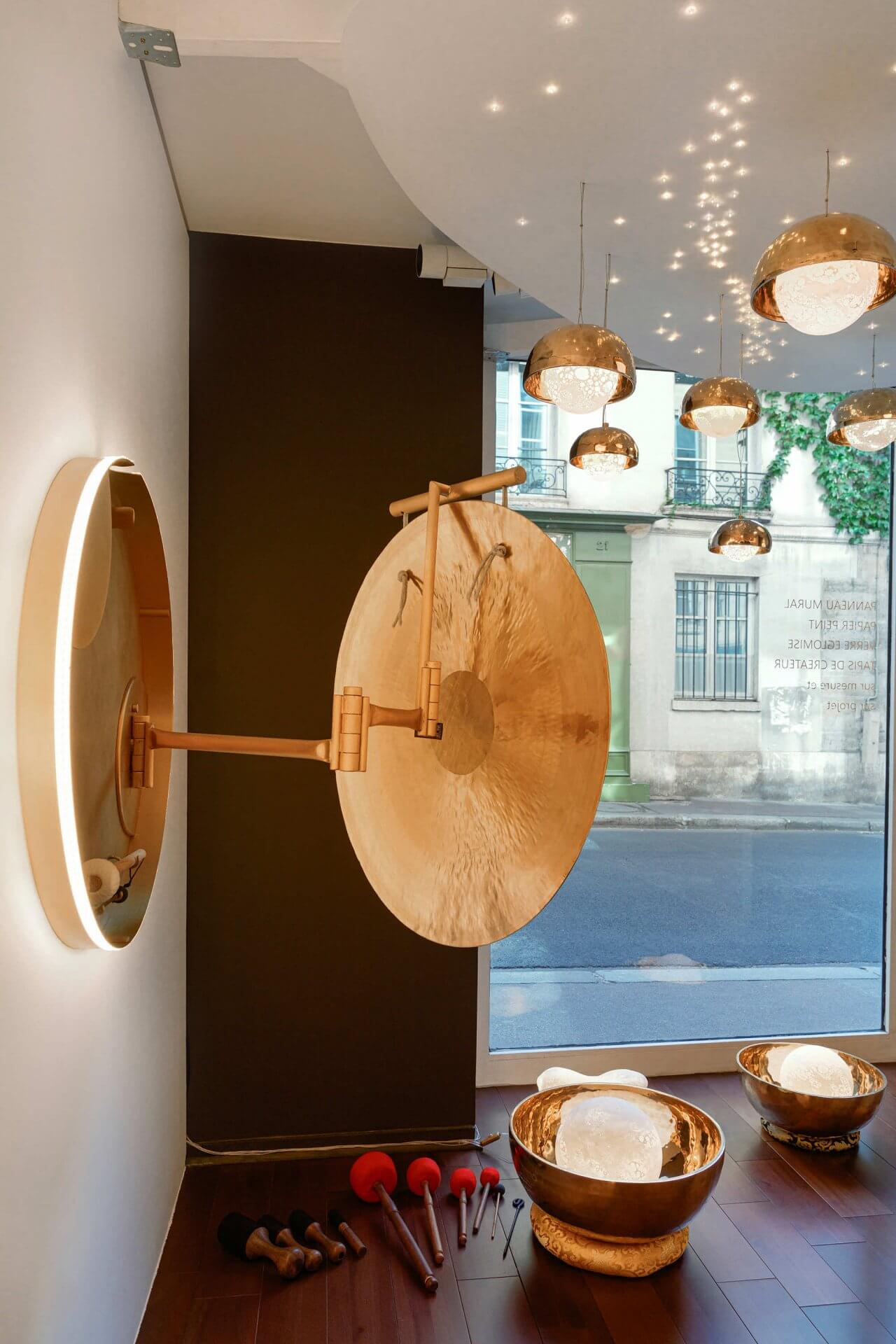 GONG Wall light - Semeur d'Etoiles - Création lumineuses - Paris